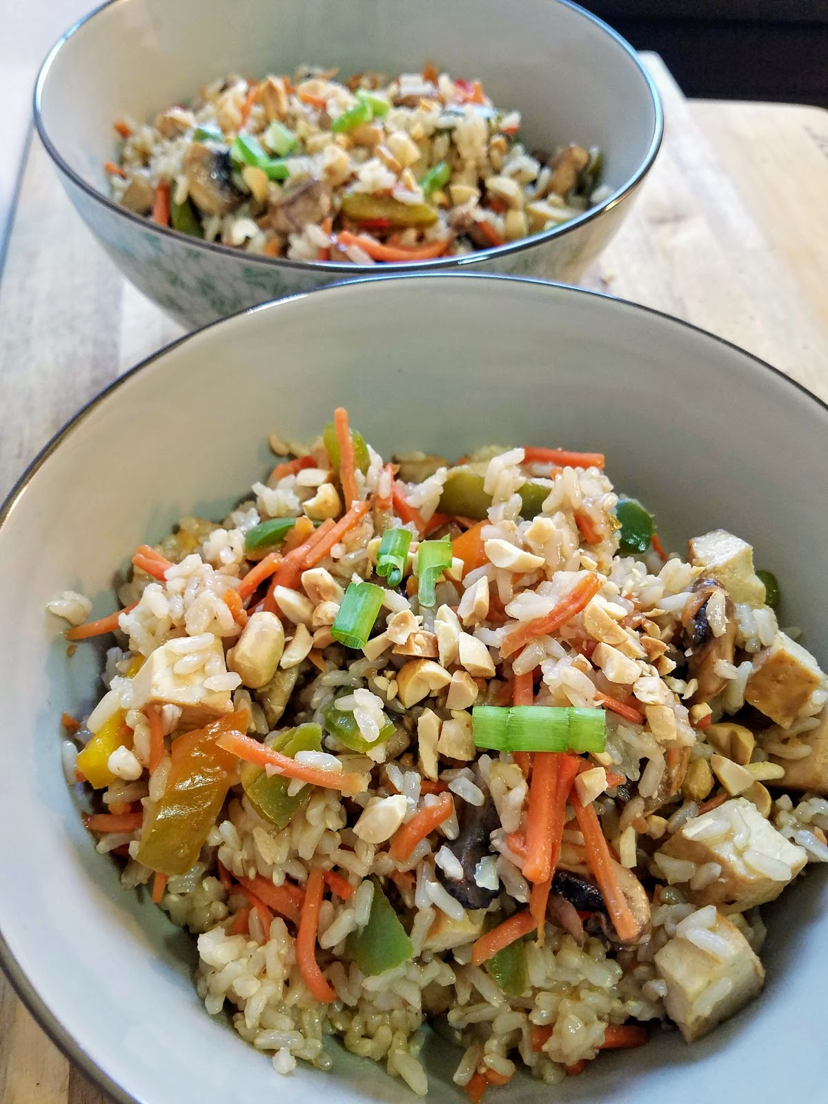 Teriyaki Rice and Tofu – An Imperfect Vegan