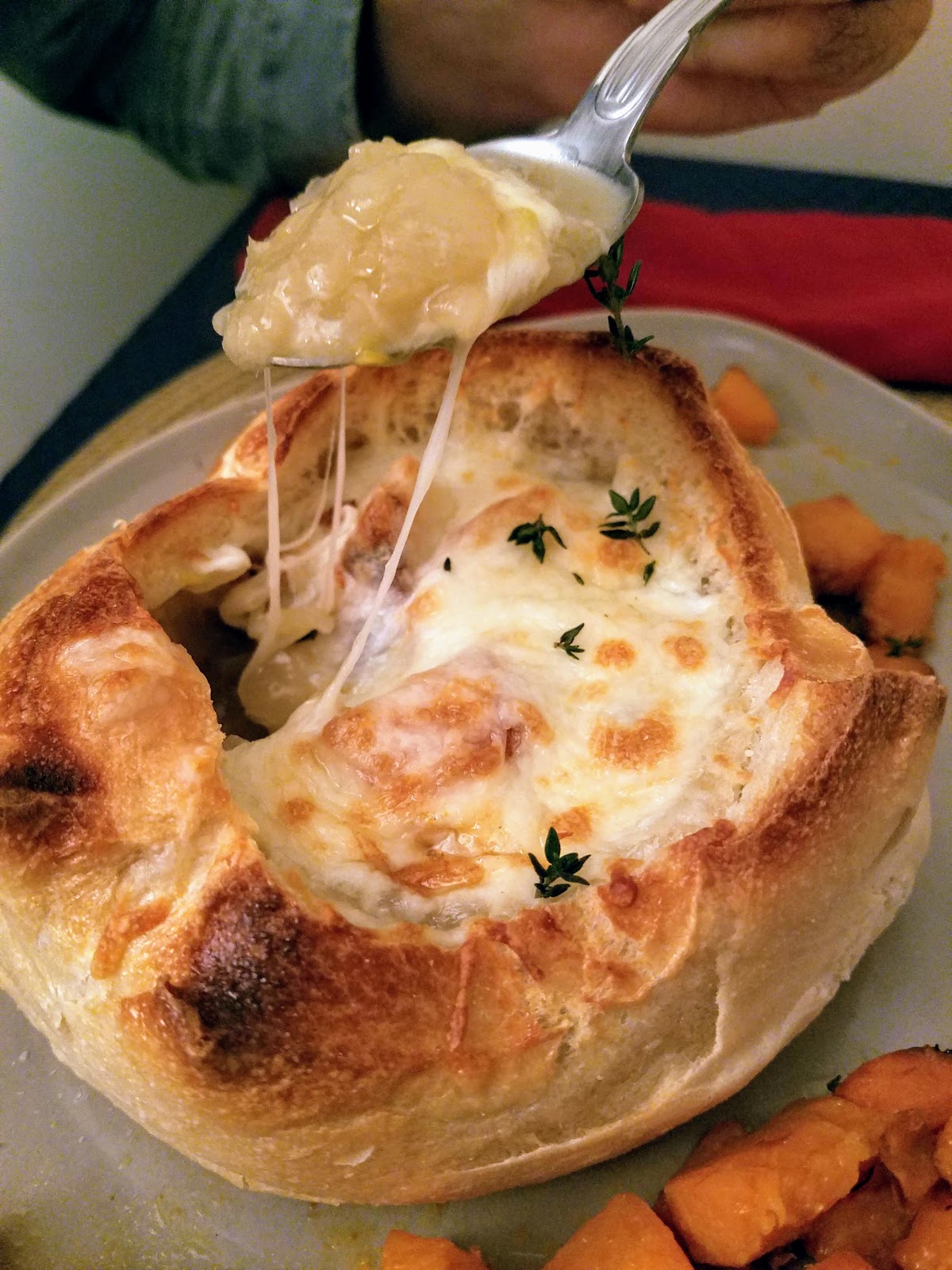 French Onion Soup in Bread Bowls – An Imperfect Vegan